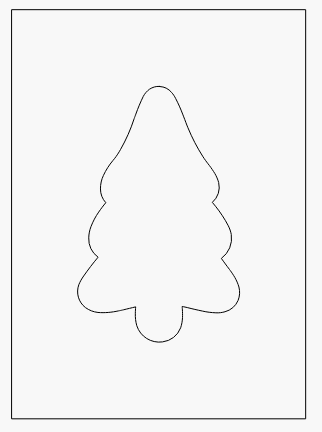 Evergreen Tree Inlay Template | Acrylic Router Template – DIY Montreal ...