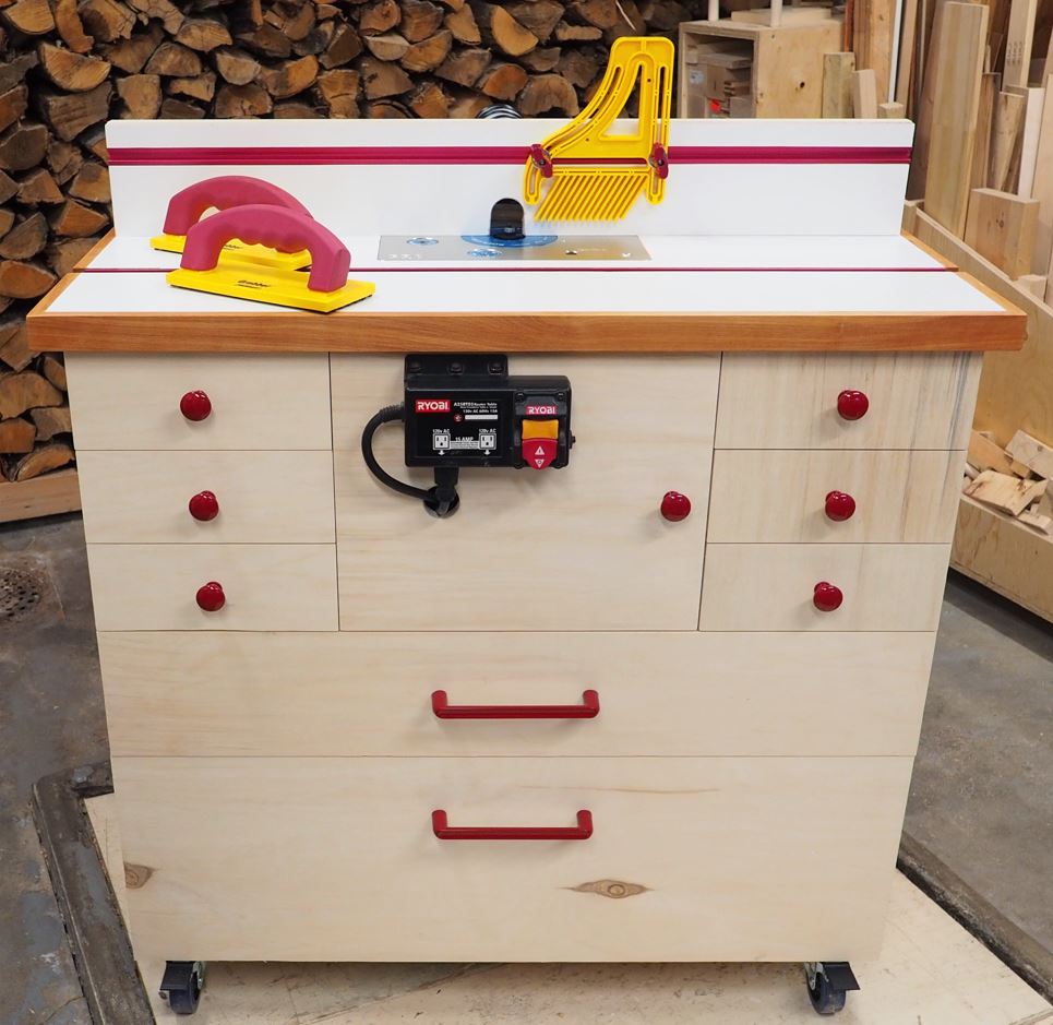 Router Table and Cabinet | Build Plans – DIY Montreal Store
